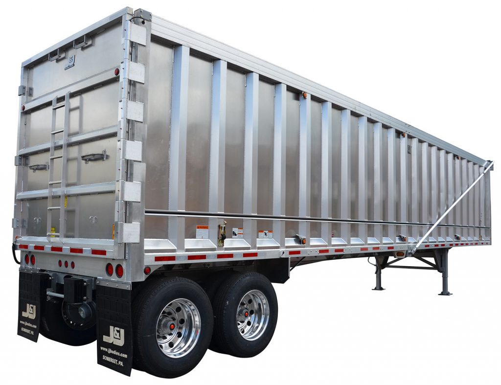 Aluminum Moving Floor Transfer Trailers | J&J Trucks