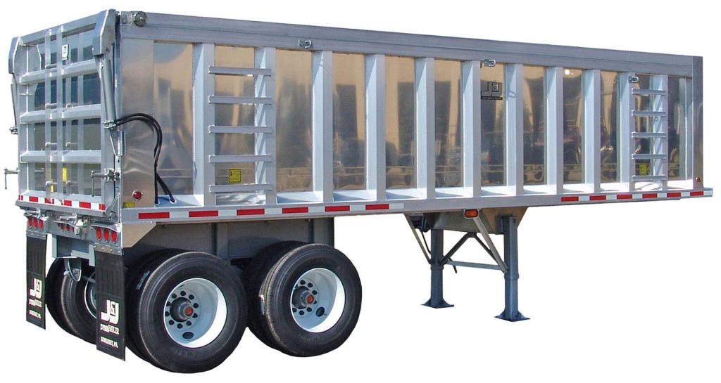 Aluminum Push Out Transfer Trailers | J&J Trucks